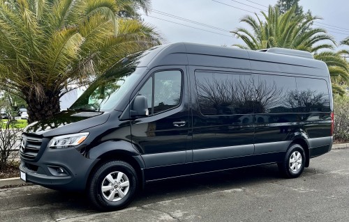 Mercedes-Benz Sprinter 15 Passenger Black 1