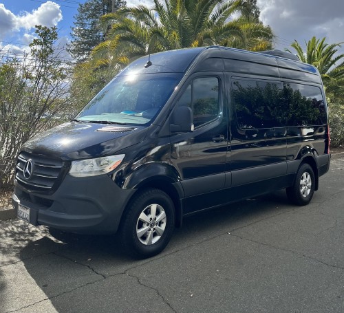 Mercedes-Benz Sprinter 12 Passenger Van Black