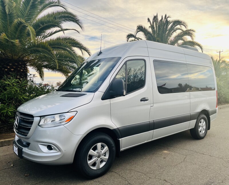 Mercedes-Benz Sprinter 12 Passenger Van - Silver